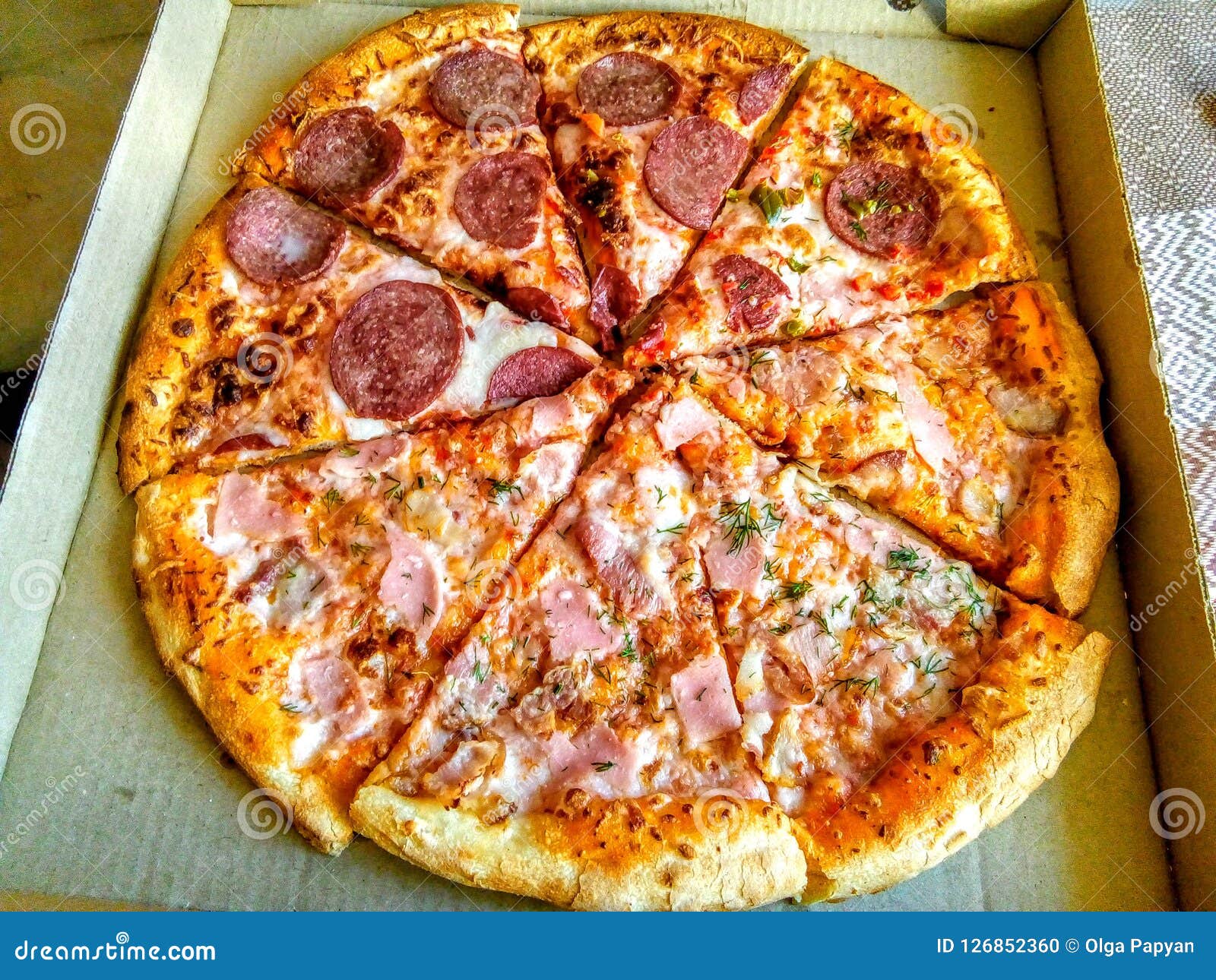 Pizza stock photo. Image of photofood, pizza, tasty - 126852360