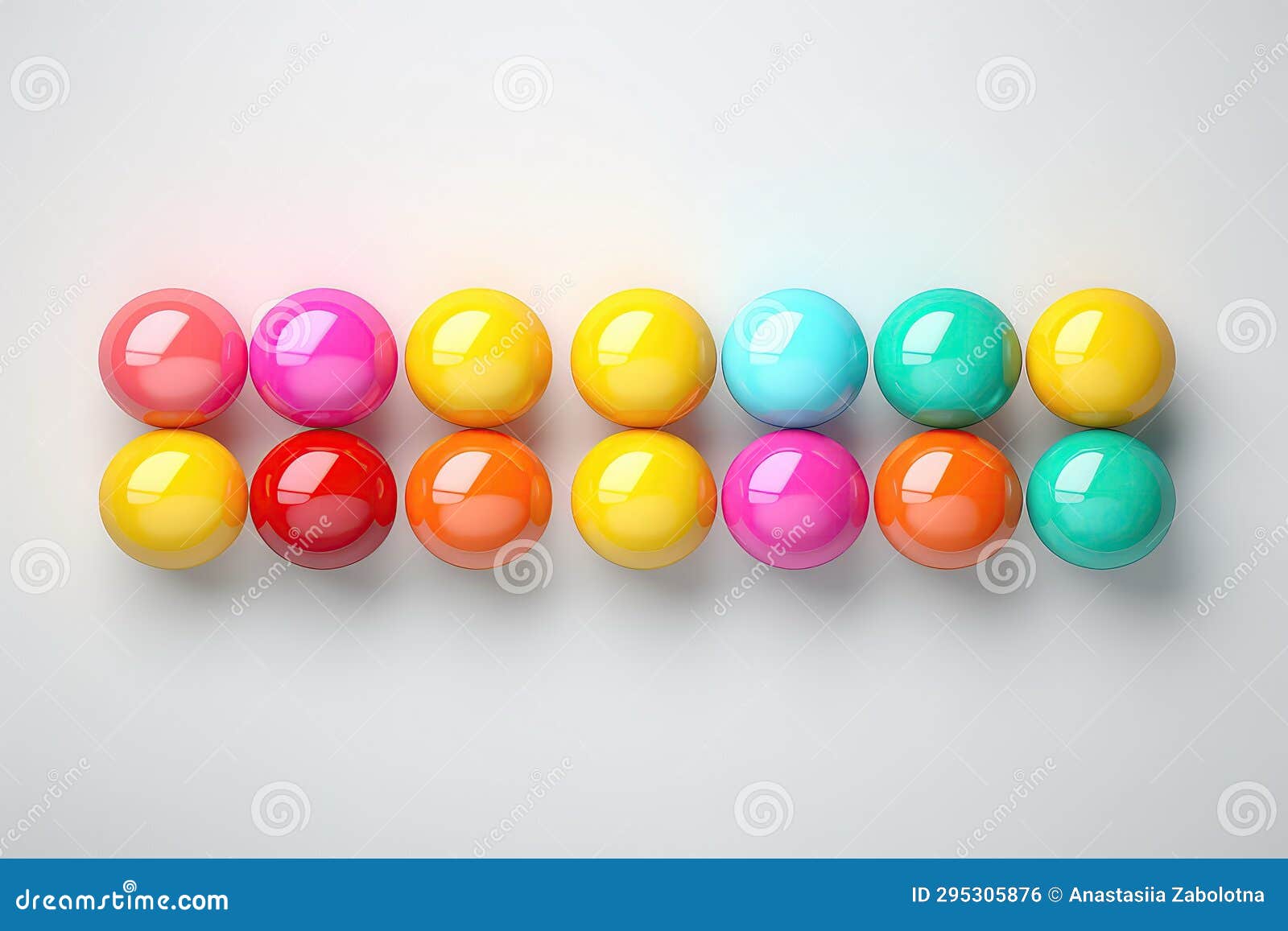 Assorted, Vibrant Candy in Variety of Colors Stock Illustration ...