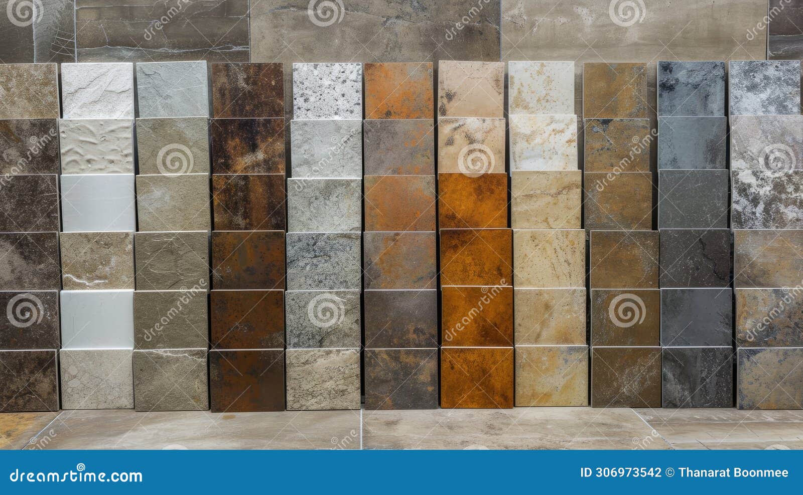 Assorted Wall Tile Samples Showcasing Diverse Textures. Design ...