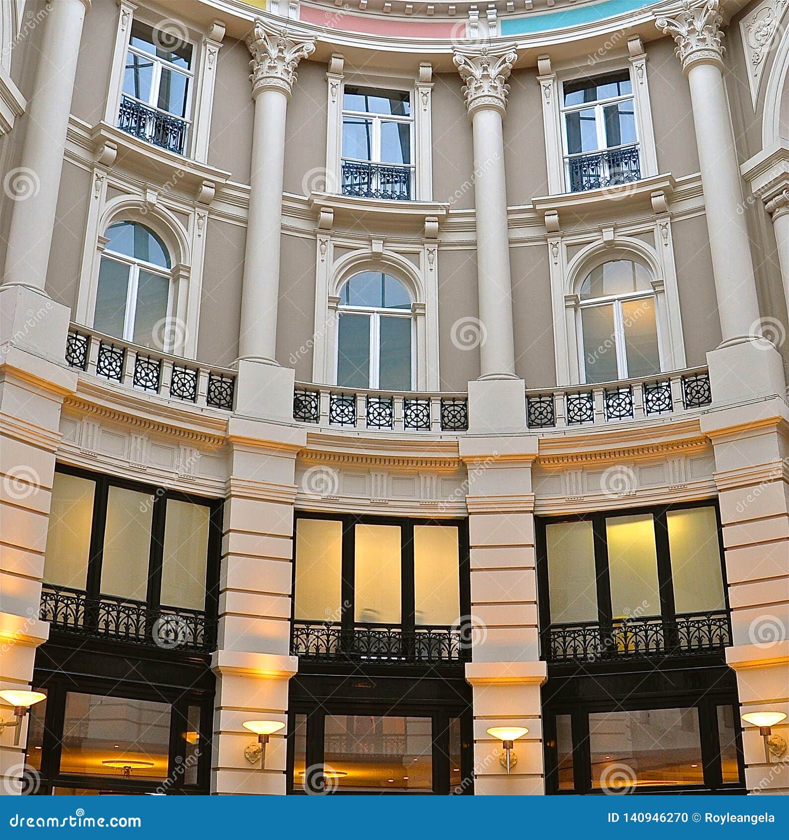 Assorted Windows in a Shopping Mall Stock Photo - Image of juliette ...