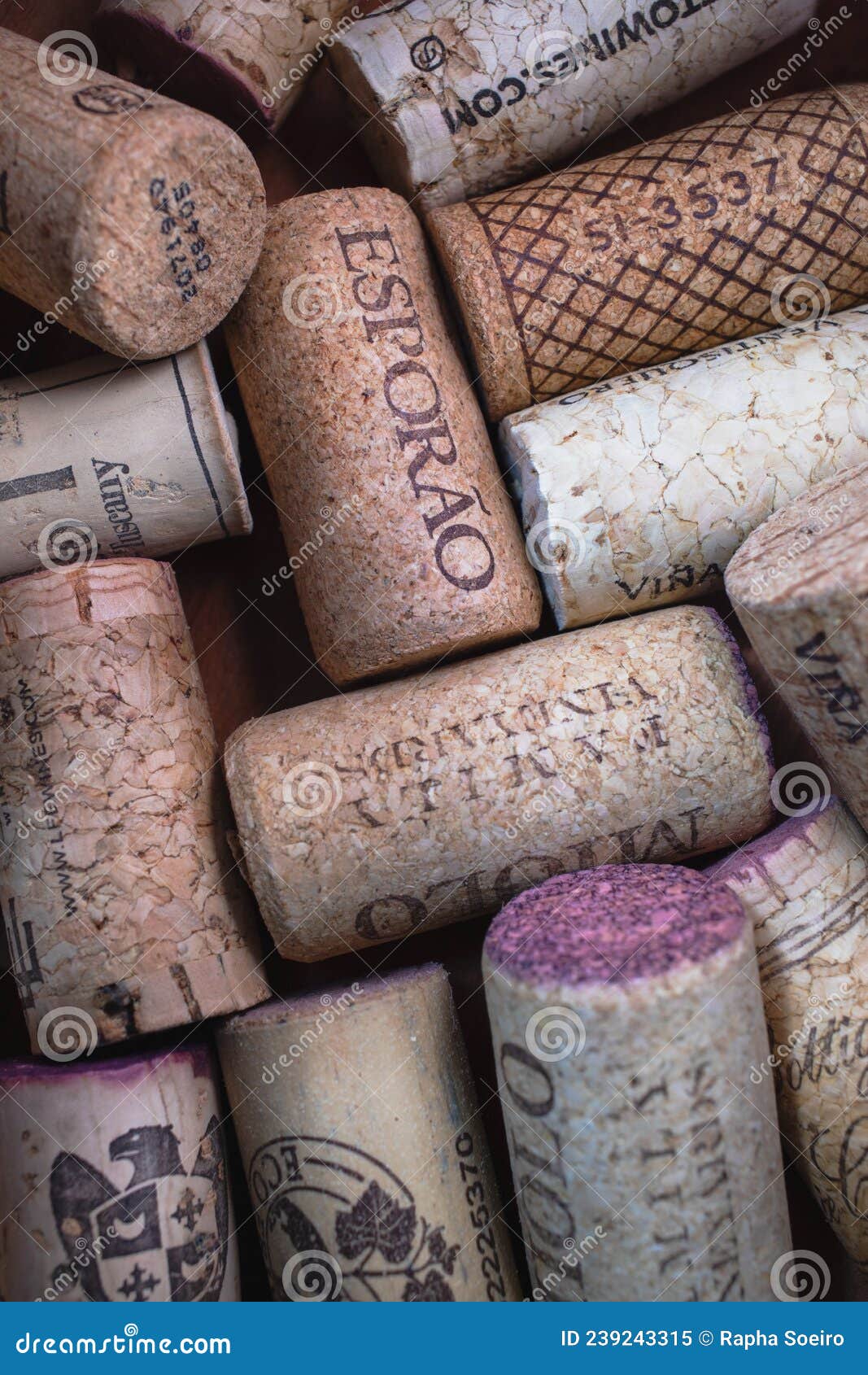 Assorted wine corks editorial image. Image of wood, celebration - 239243315