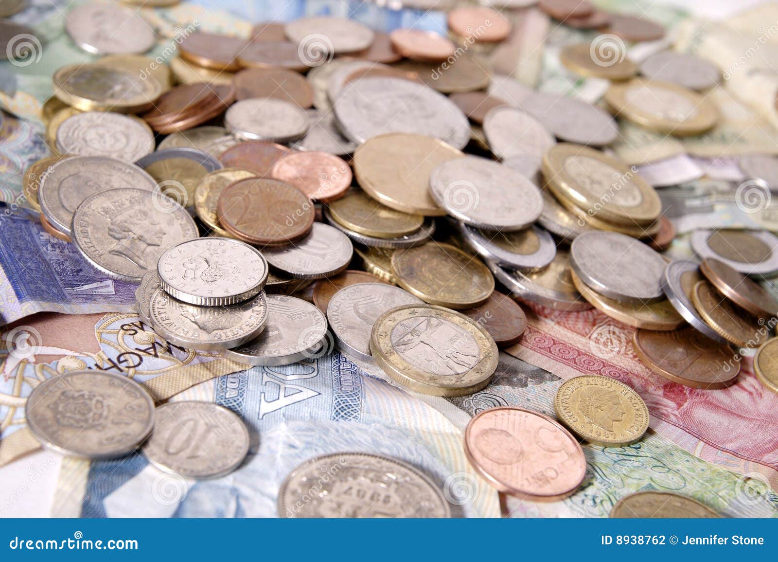 Assortiment Van Buitenlands Geld Stock Foto - Image of frank ...