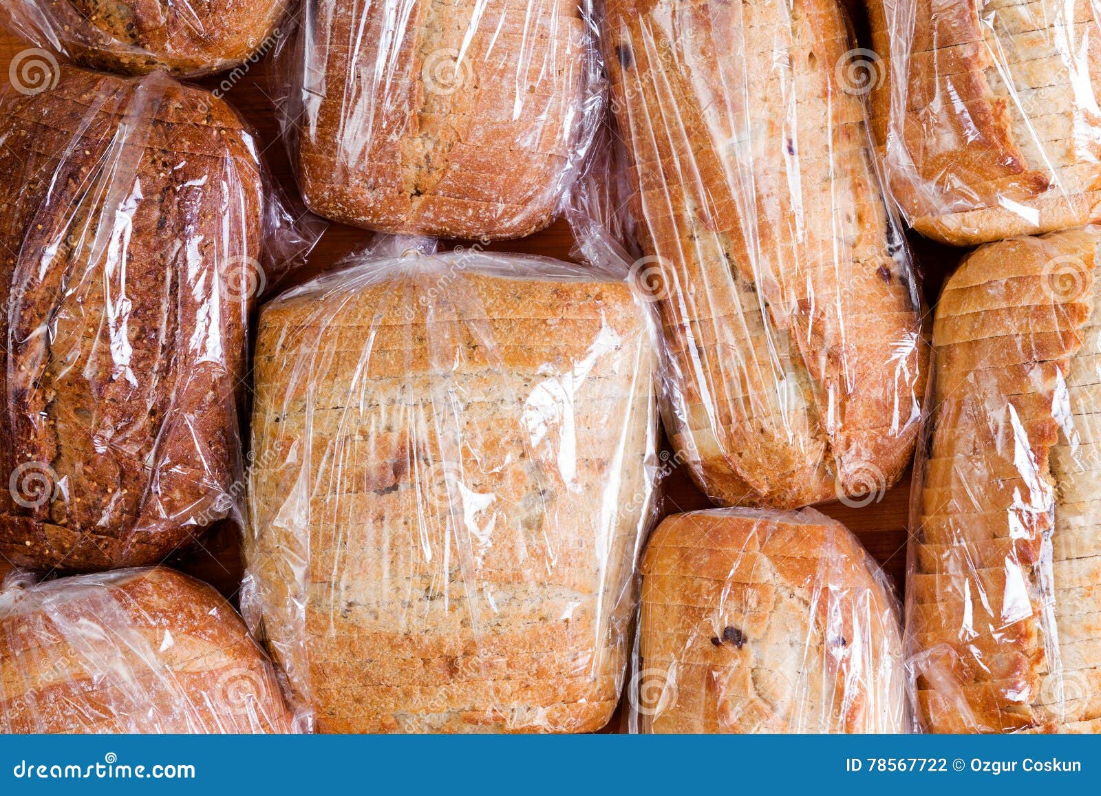 Assortiment Van Verschillende Gesneden Broden Van Brood Stock Foto ...