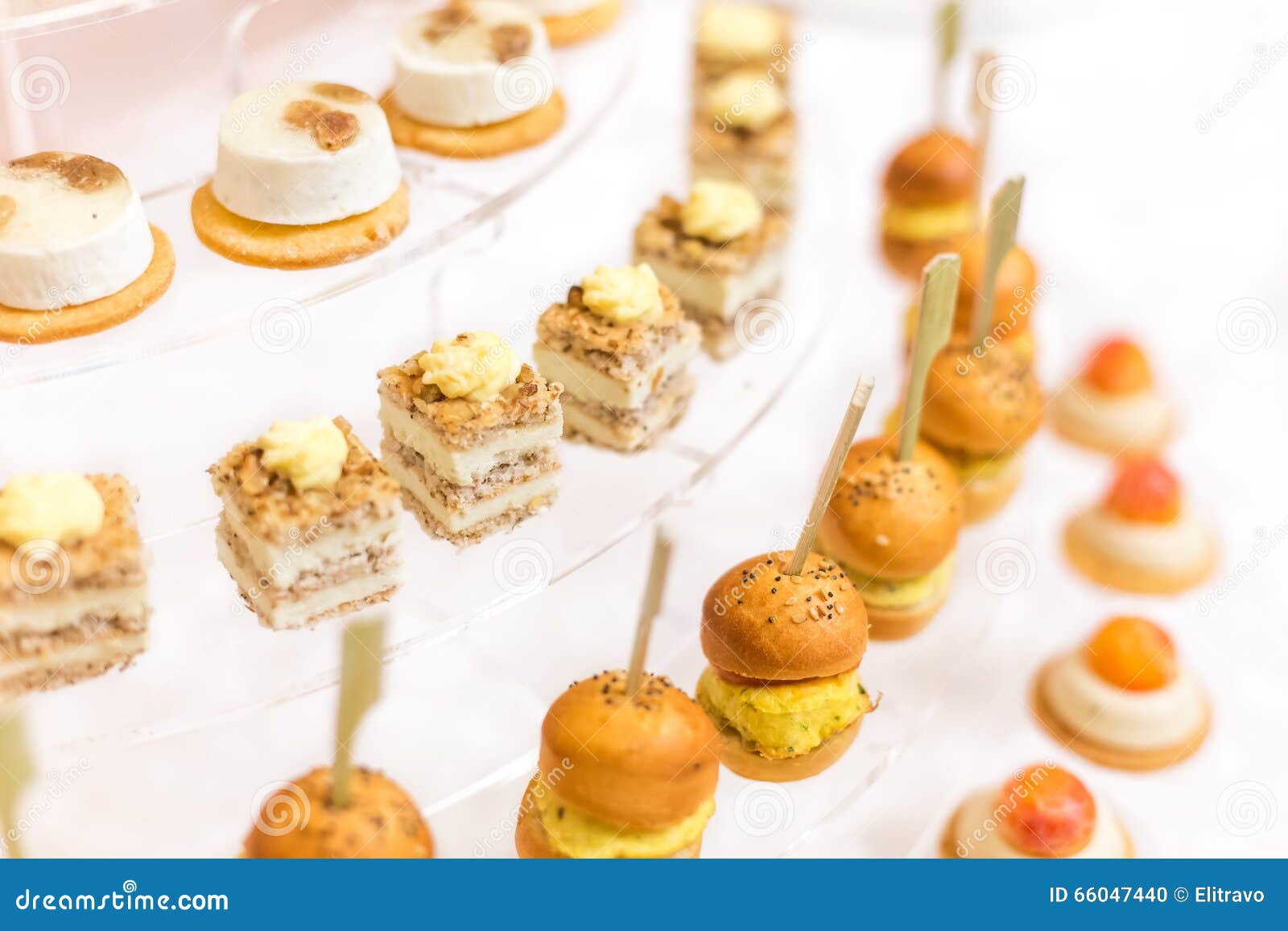 Assortment Appetizers and Finger Food Stock Photo - Image of event ...