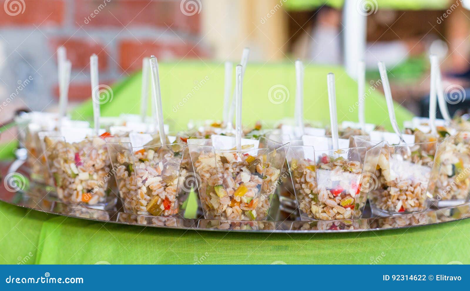 Assortment Appetizers and Finger Food Stock Photo - Image of catering ...