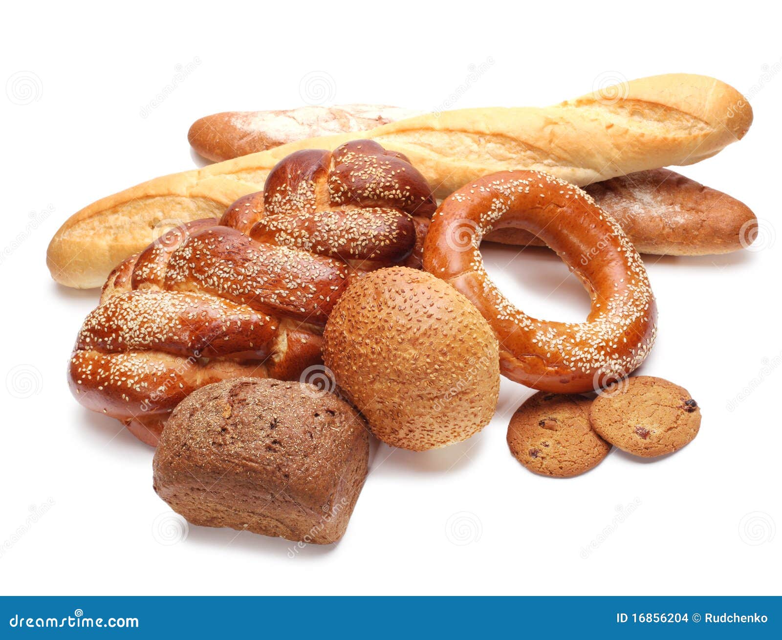 Assortment of baked bread stock photo. Image of bread - 16856204