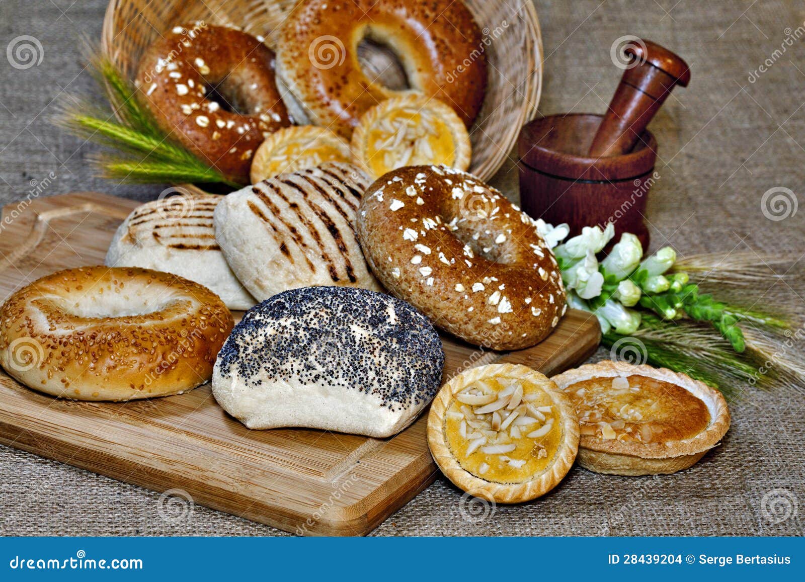 Assortment of Bakery Products Stock Photo - Image of groceries, dietary ...