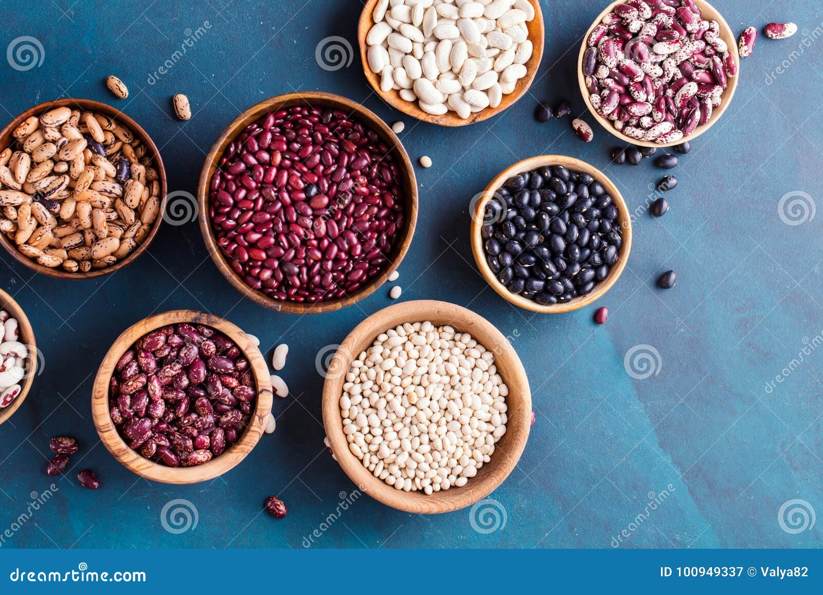 Assortment of beans stock image. Image of organic, beans - 100949337