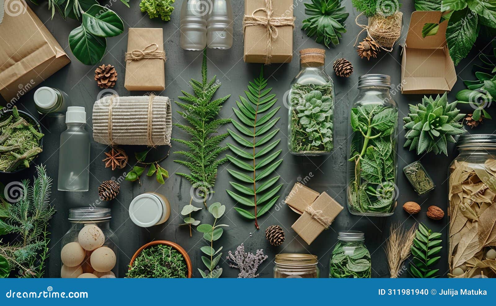 Assortment of Biodegradable Plant-based Packaging Materials ...