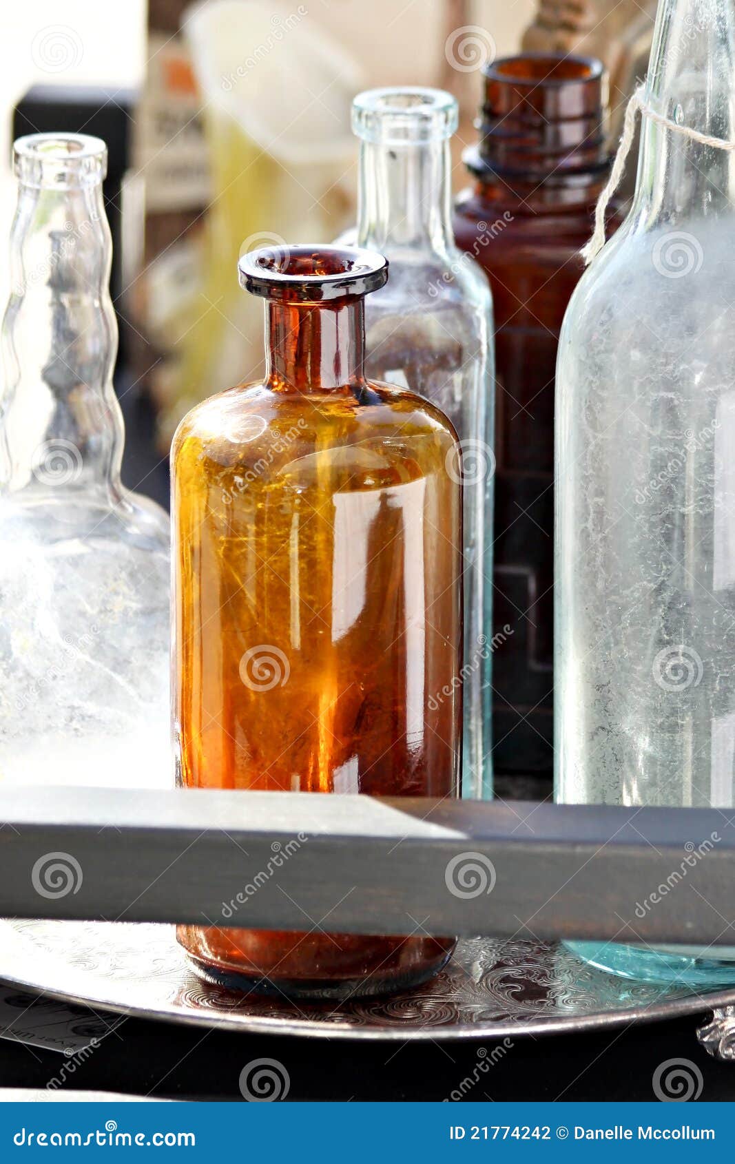 Assortment of Bottles stock photo. Image of carafe, vase - 21774242