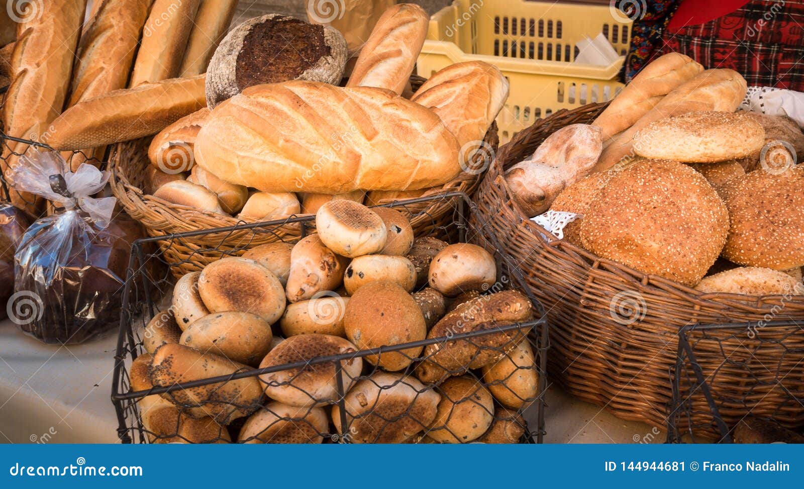 Assortment of Bread in the Shop. Stock Image - Image of nature, fresh ...