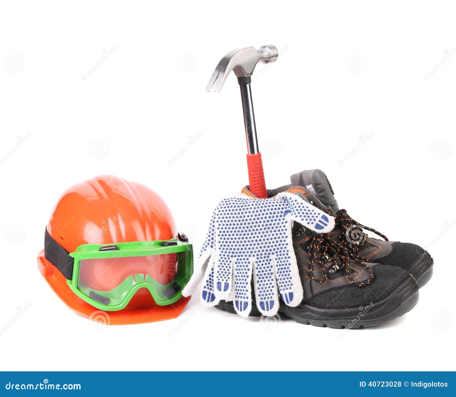 Assortment of Building Accessories. Stock Photo - Image of range, iron ...