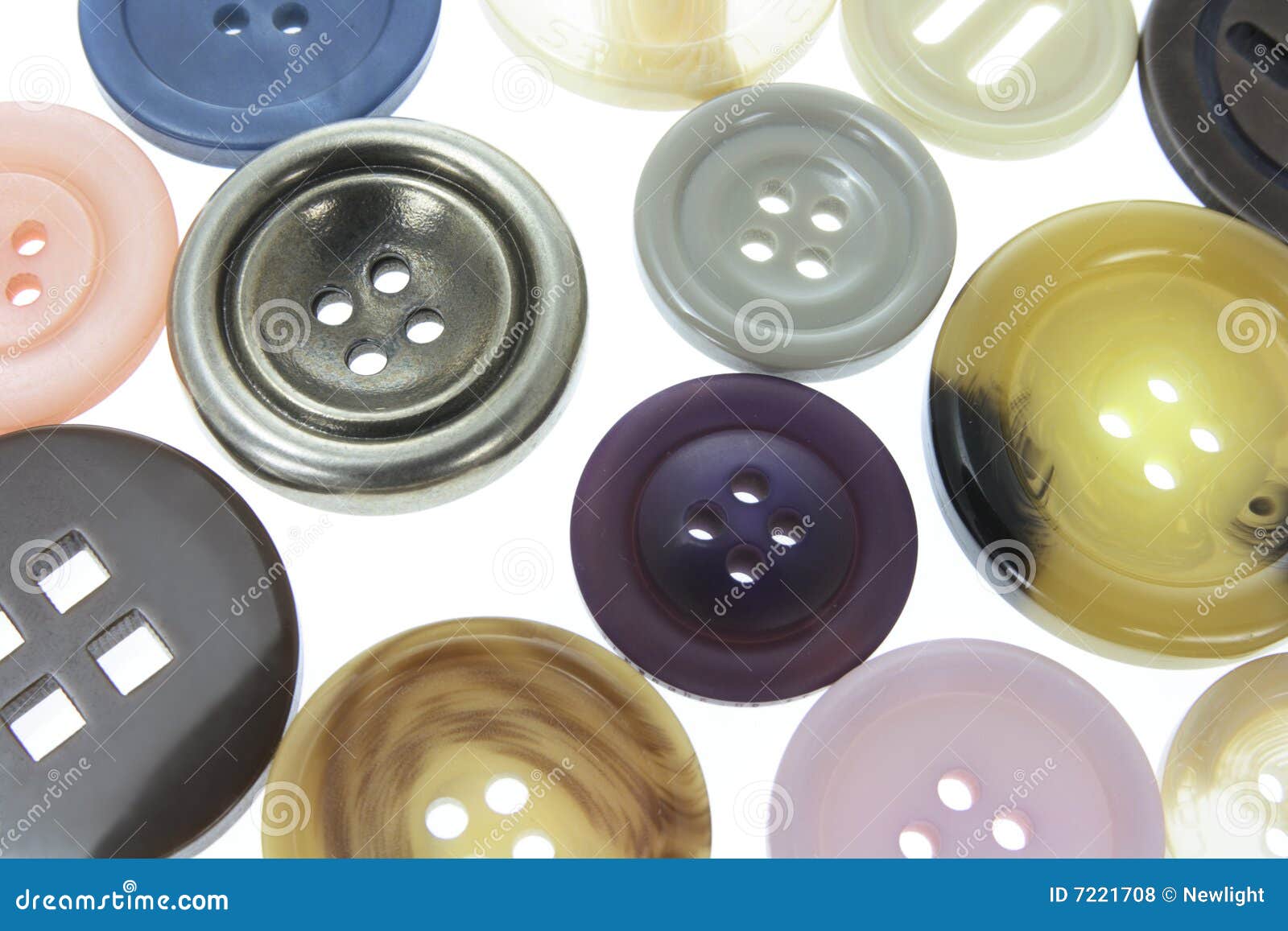 Assortment of Buttons stock photo. Image of still, shot - 7221708