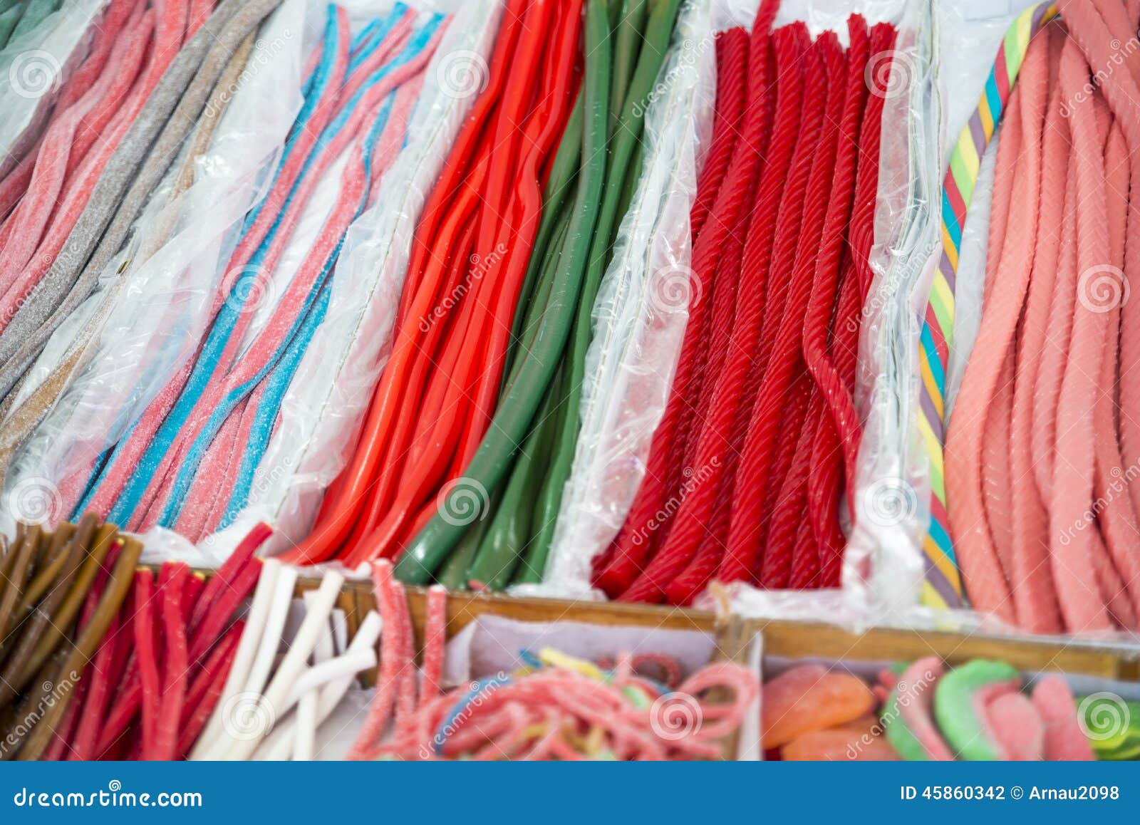 Assortment of candies stock photo. Image of snacks, full - 45860342