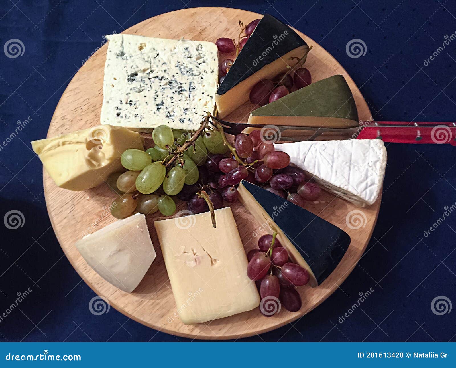 Assortment of Cheese on the Table Stock Photo - Image of view ...
