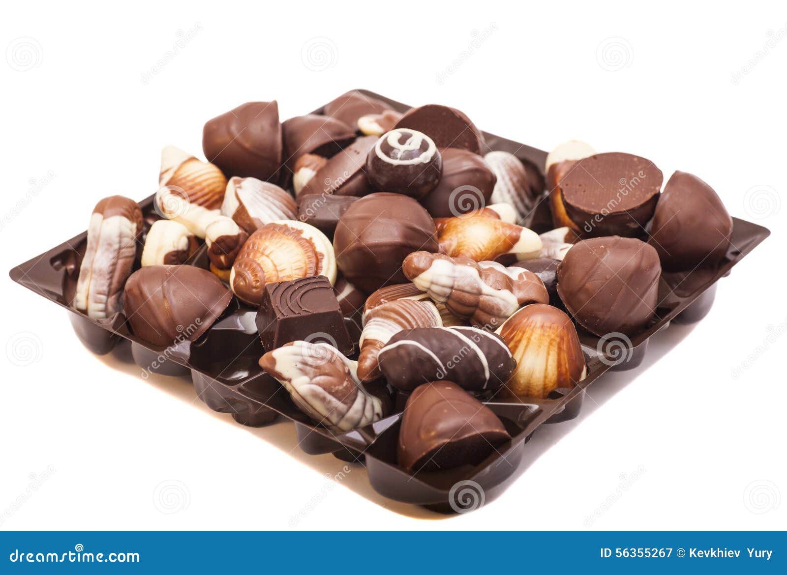 An assortment chocolates stock image. Image of truffle - 56355267