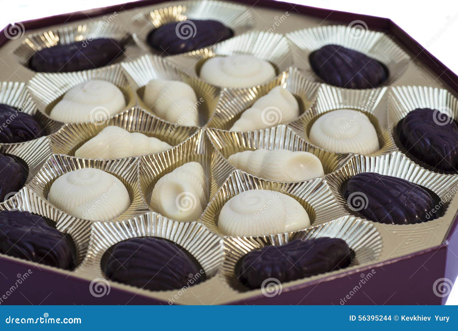 An assortment chocolates stock photo. Image of macro - 56395244
