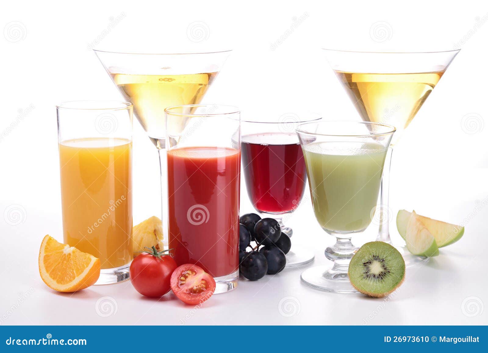 Assortment of cocktail stock photo. Image of orange, juicy - 26973610