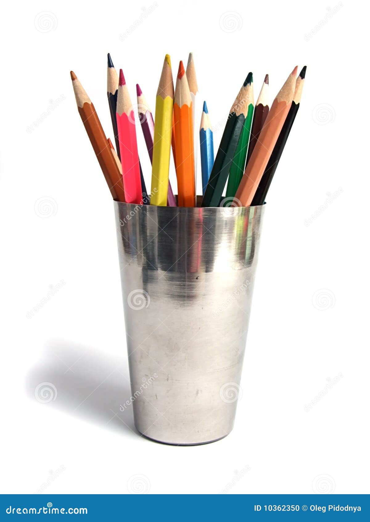 Assortment of Colored Pencils Stock Photo - Image of gradation, drawing ...