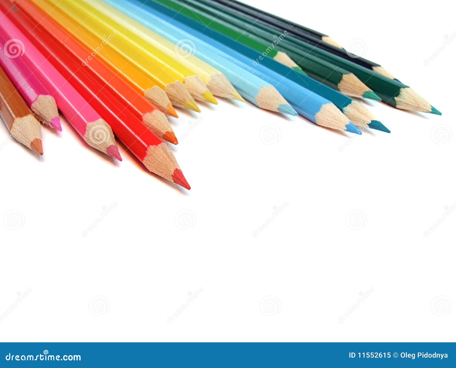 Assortment of Colored Pencils Stock Image - Image of colorful, align ...