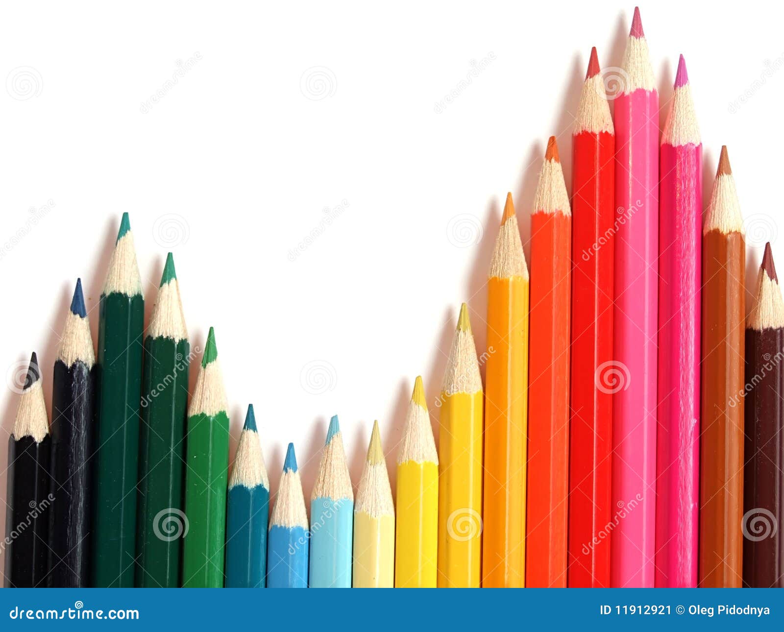 Assortment of Colored Pencils Stock Image - Image of diversity, artist ...