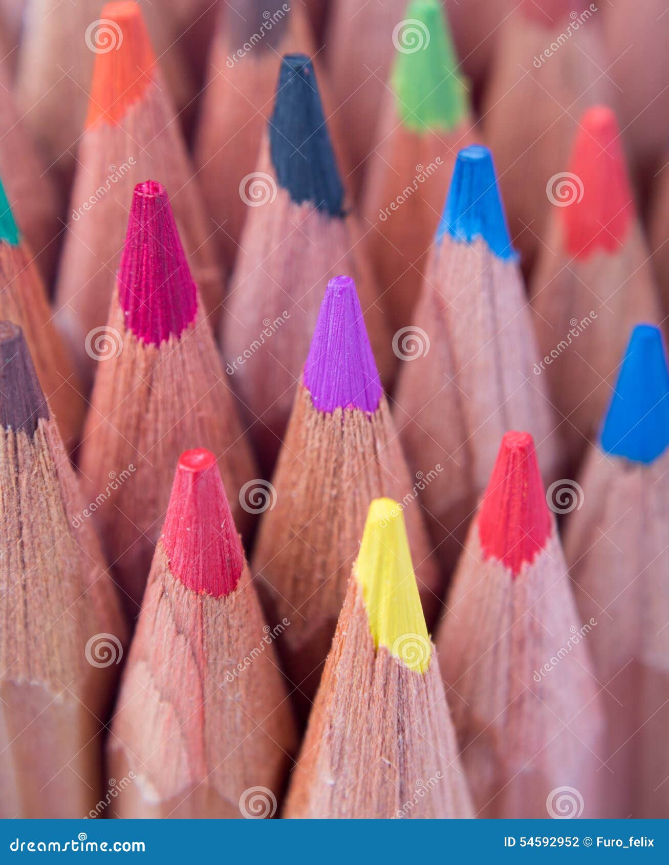 Assortment of Colored Pencils Stock Photo - Image of color, creativity ...