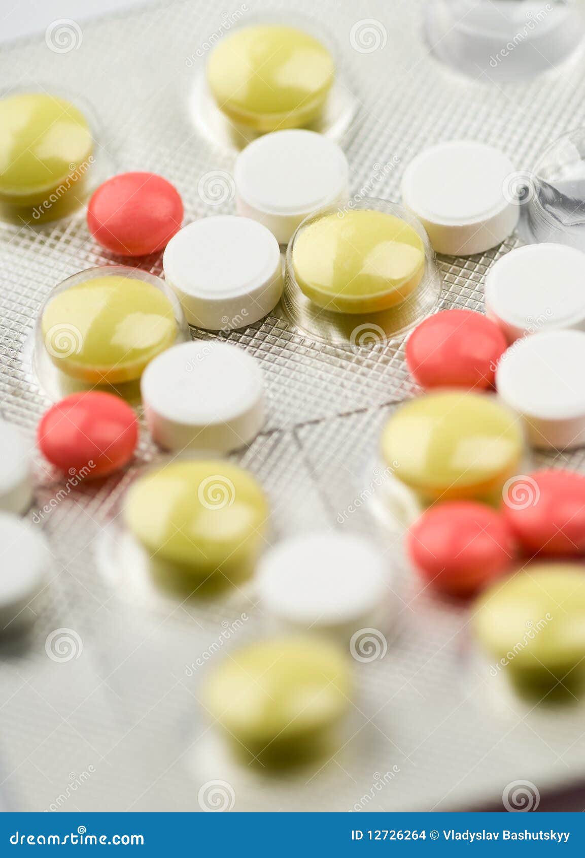 Assortment of Coloured Pills Stock Photo - Image of healthy, care: 12726264