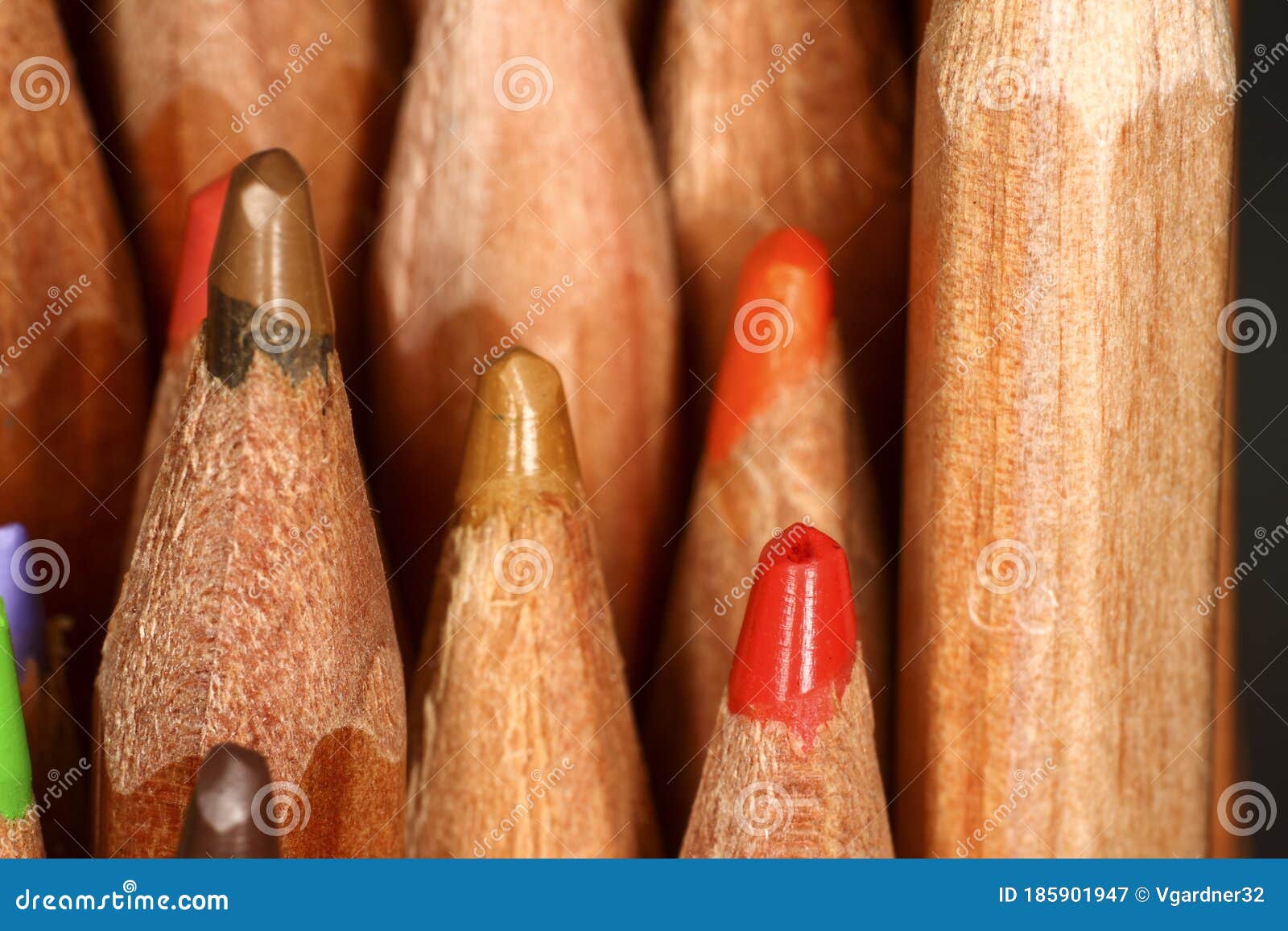 Assortment of Colouring Pencils Stock Image - Image of colours ...