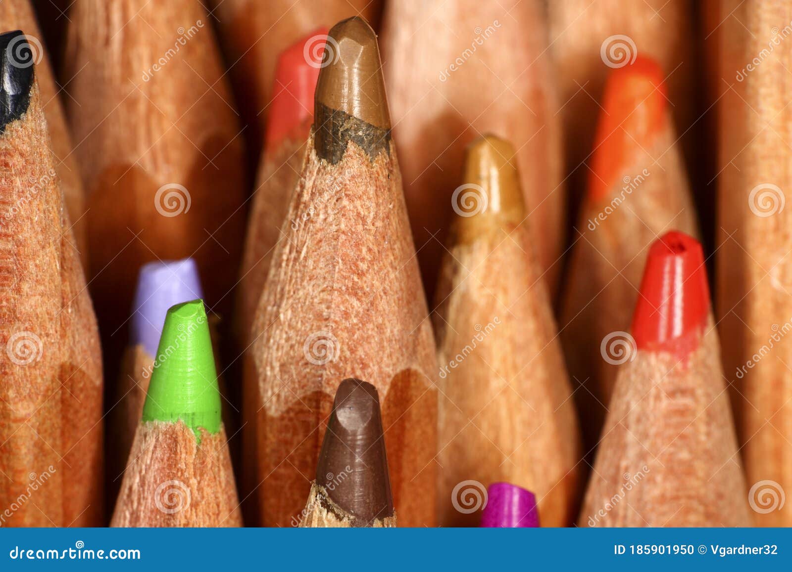 Assortment of Colouring Pencils Stock Photo - Image of assortment ...
