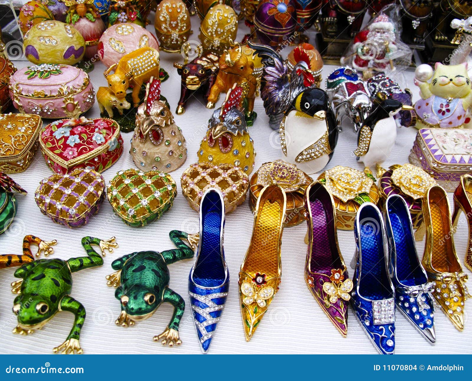 Assortment of Decorative Items Stock Photo - Image of retail, eggs ...