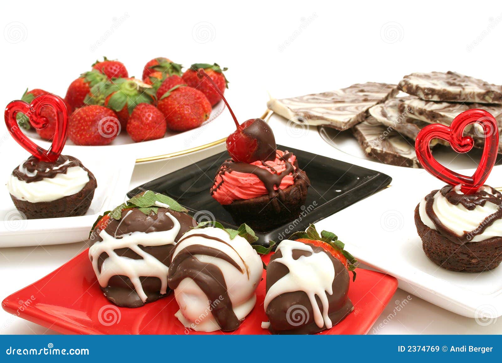 Assortment of desserts stock image. Image of sugar, strawberry - 2374769
