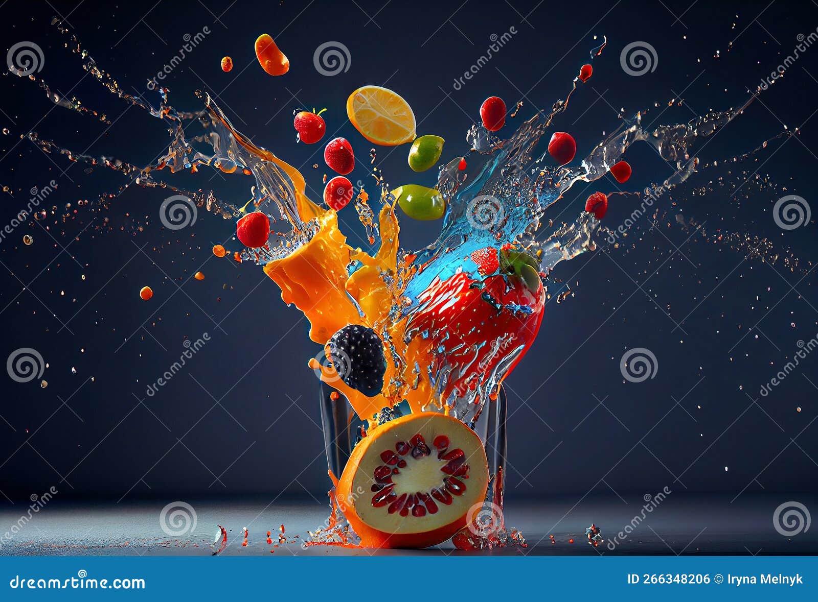 Assortment of Different Exotic and Fantastic Fruits and Berries, Mixed ...