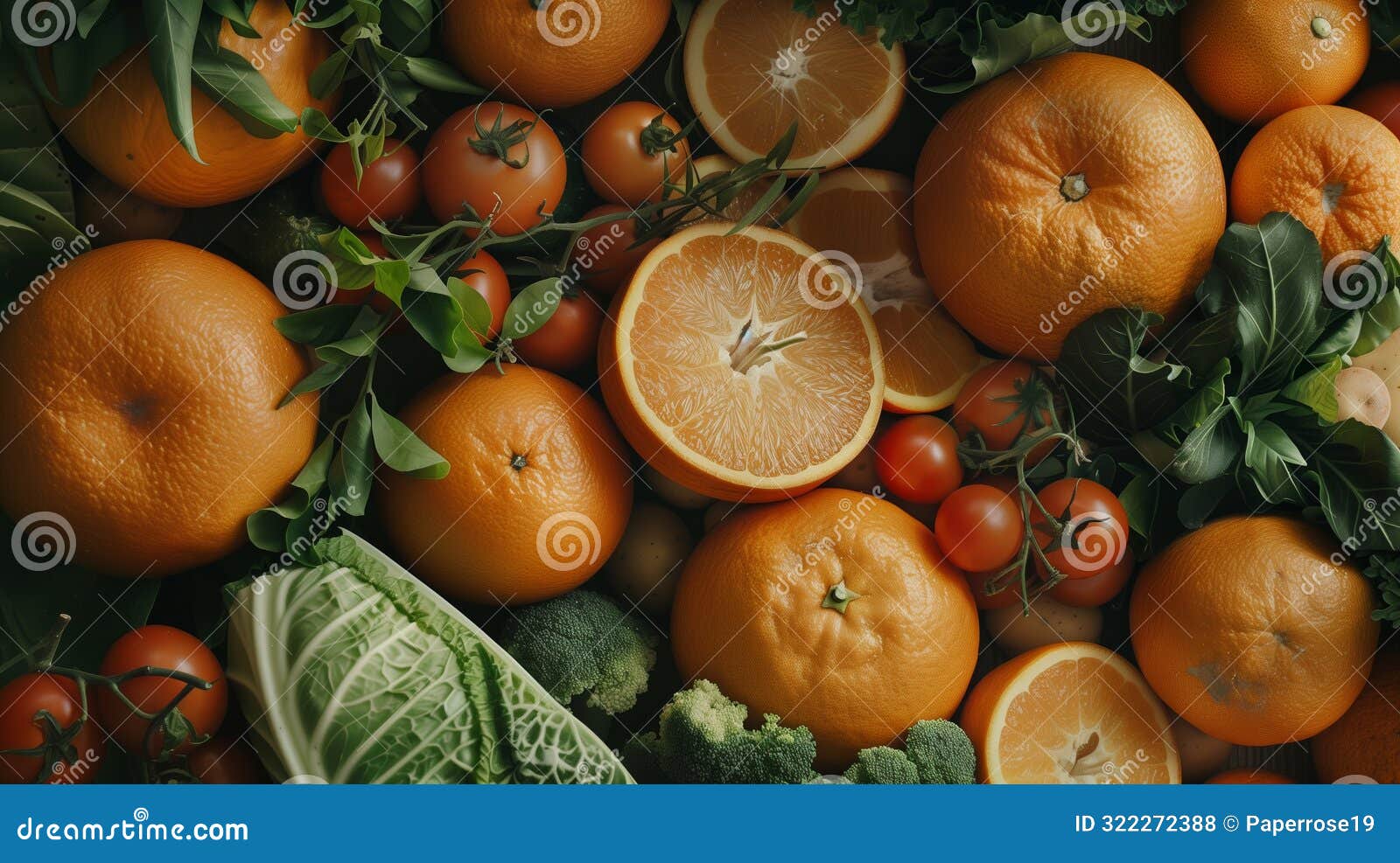 Assortment of Different Orange Fruit and Vegetable Stock Photo - Image ...
