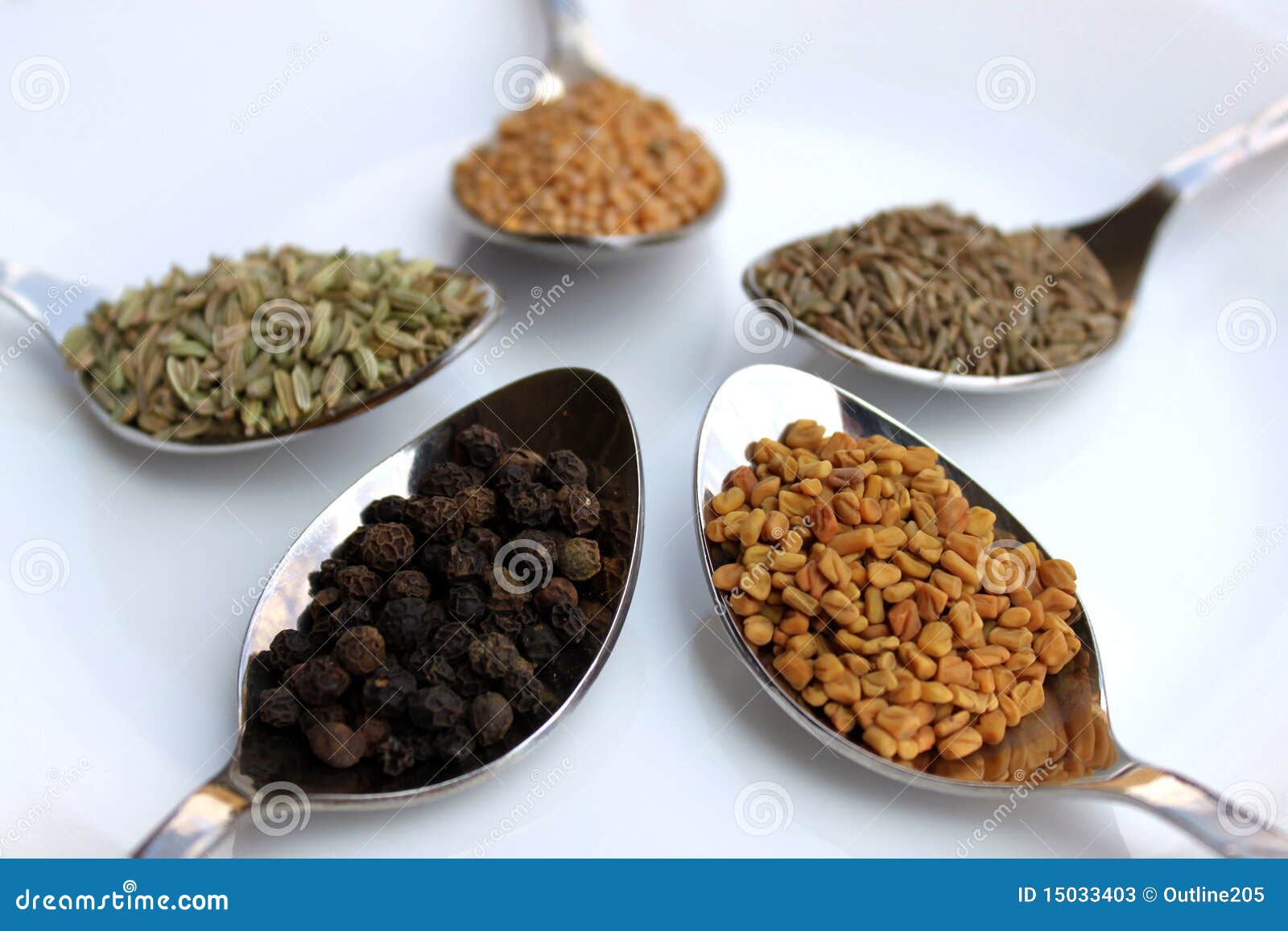 Assortment of Dry Spices, Close Up Stock Image - Image of seeds, black ...