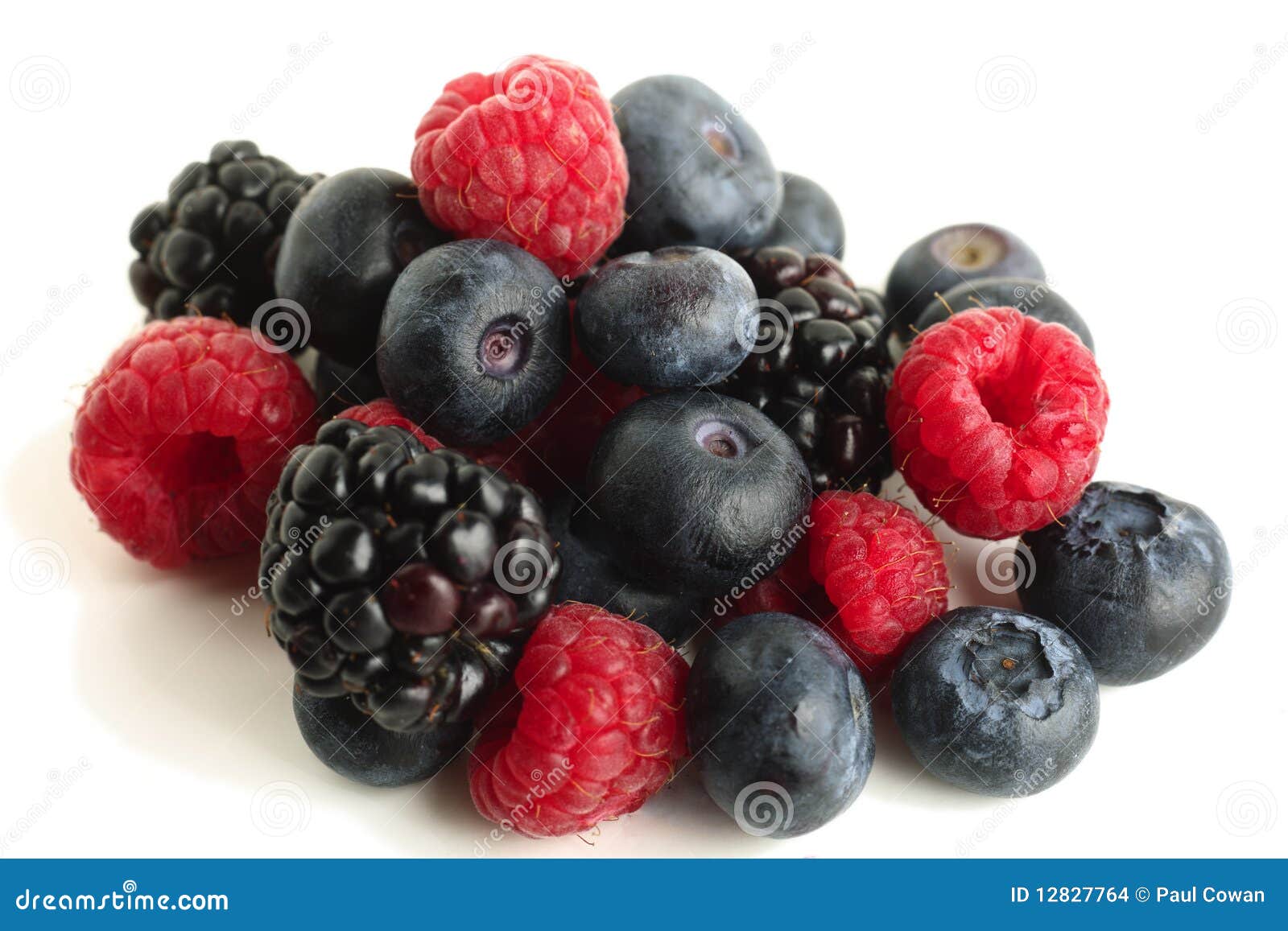 Assortment of Forest Fruits Stock Photo - Image of food, blueberry ...