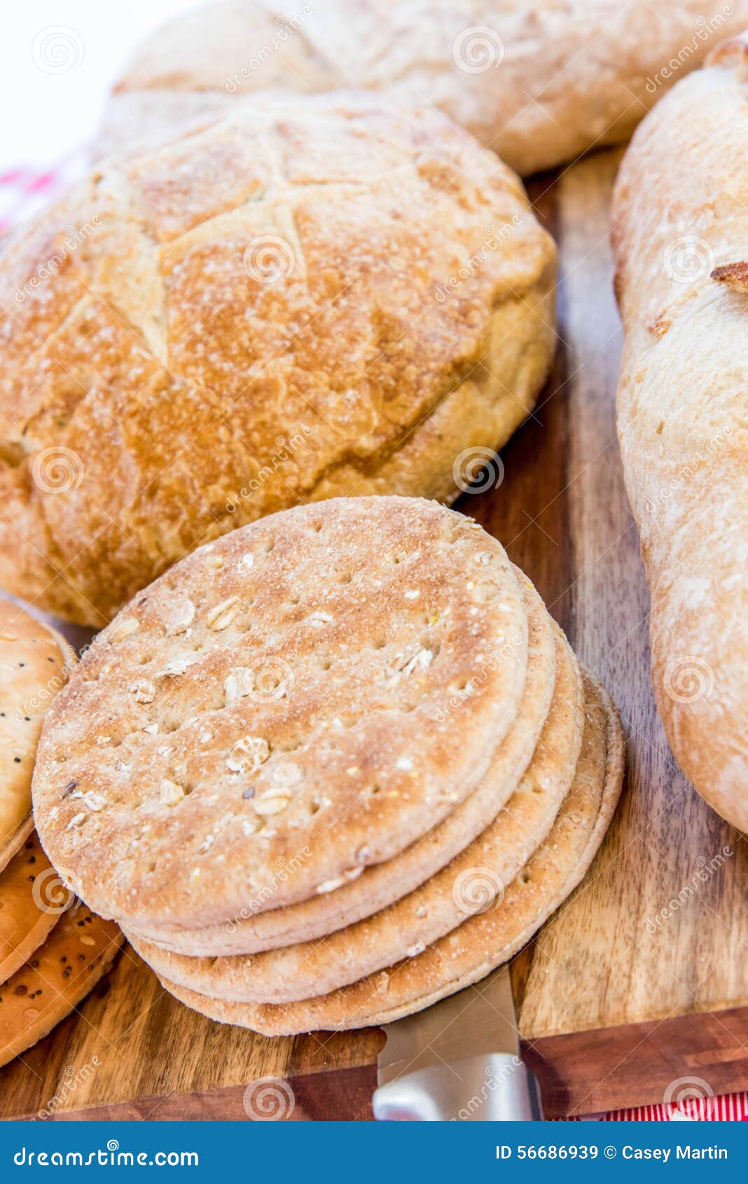 Assortment of Fresh Baked Breads Stock Image - Image of nutrition, food ...