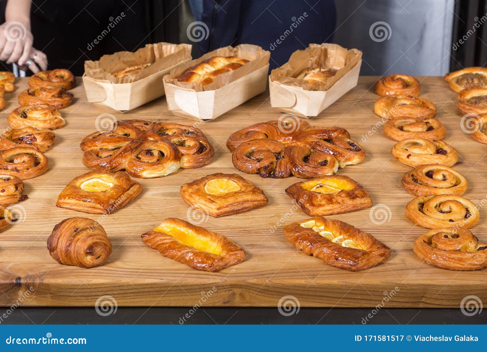 Assortment of Fresh Bakery Products Stock Image - Image of kitchen ...