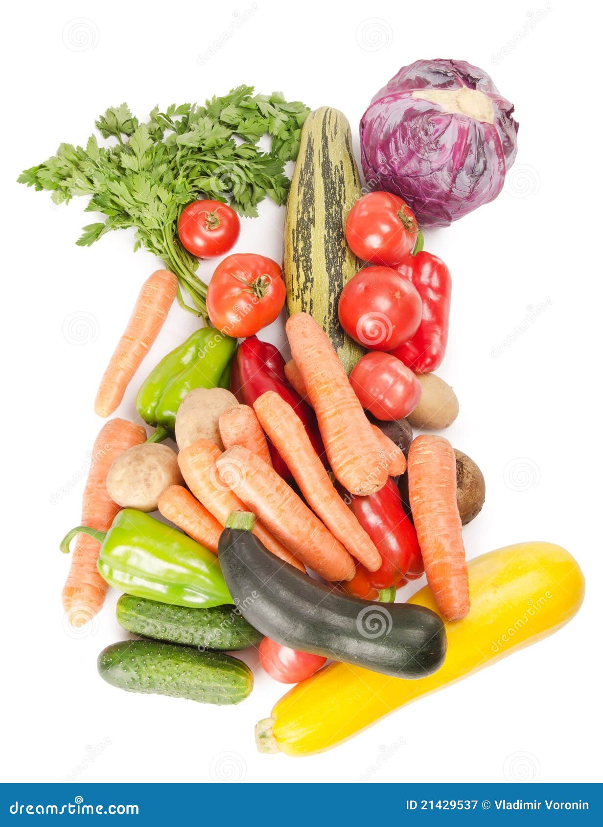 Assortment of Fresh Vegetables Stock Image - Image of heap, background ...