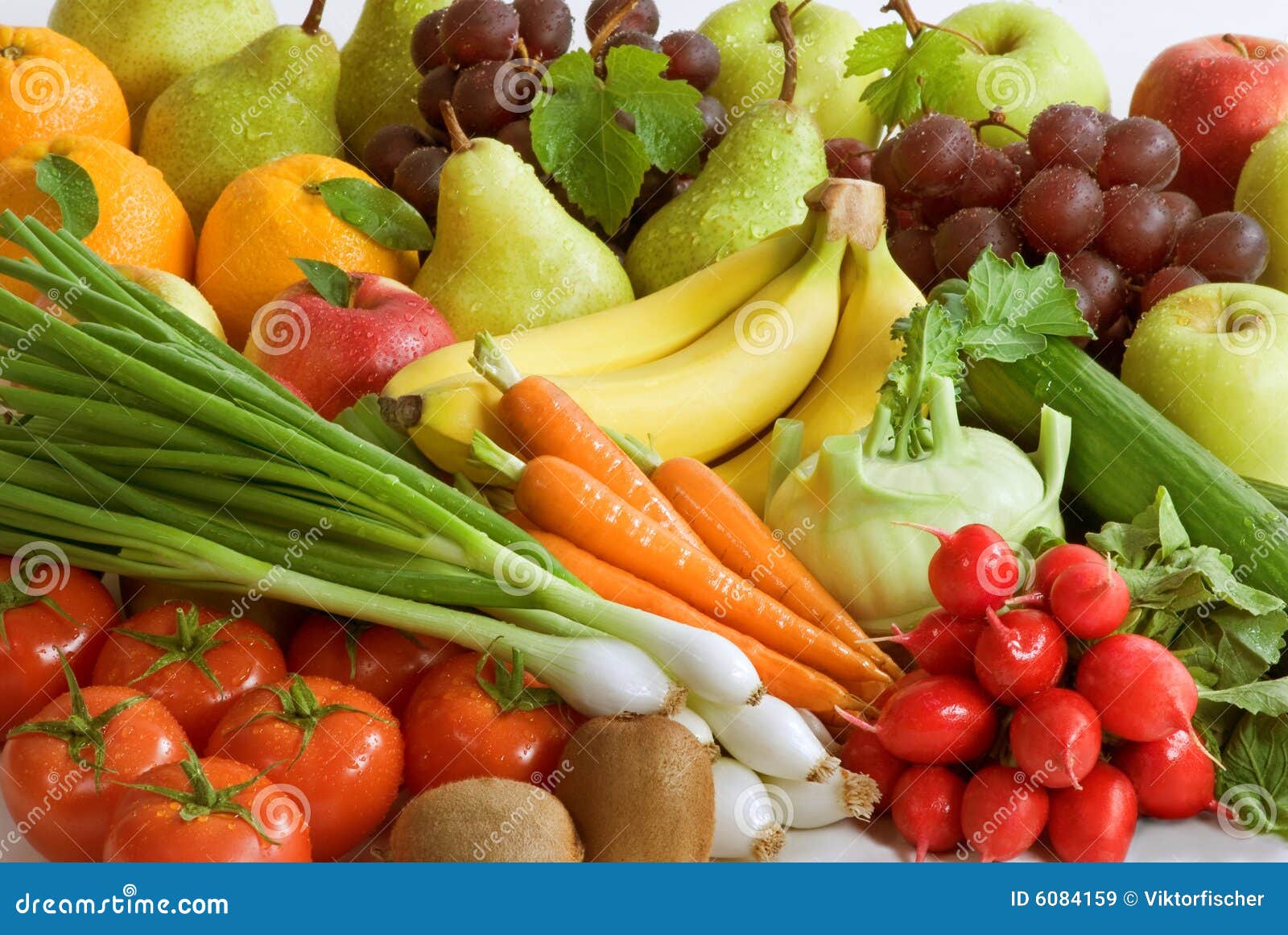 Assortment of Fresh Vegetables and Fruit Stock Image - Image of health ...