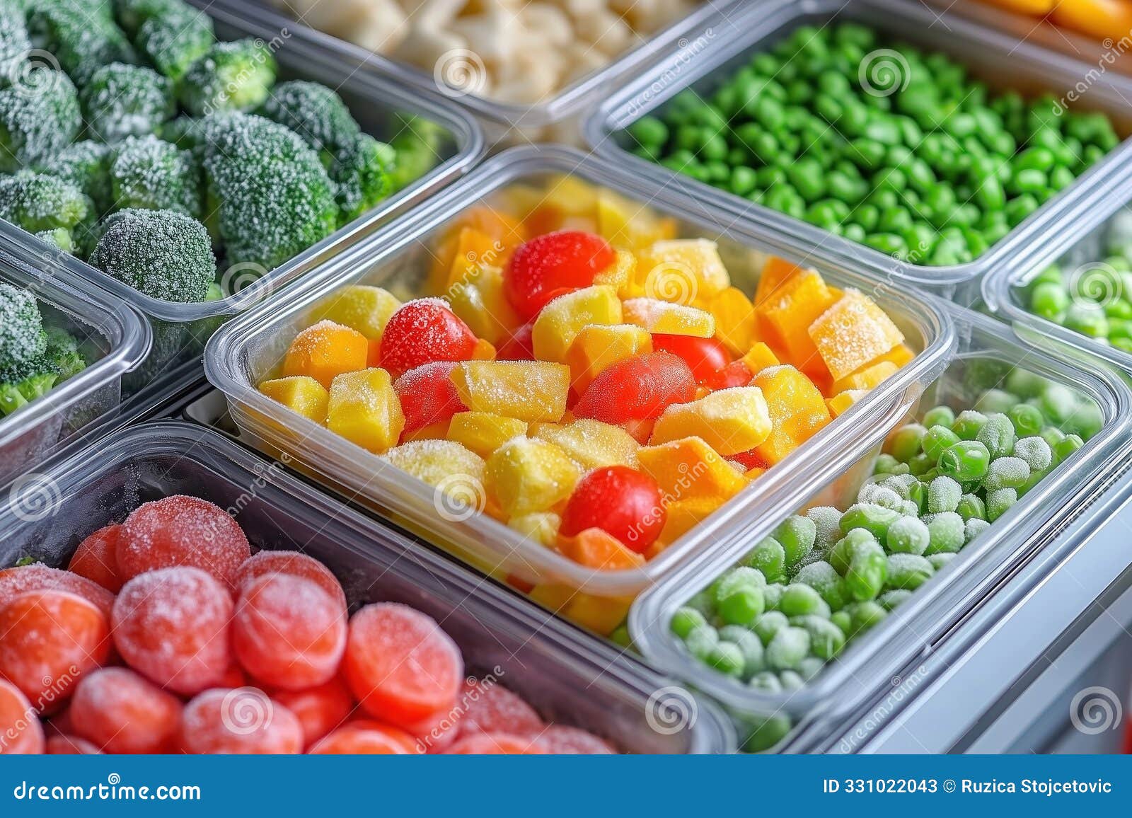 3D Frozen Vegetables Packet Stock Photo | CartoonDealer.com #46756794