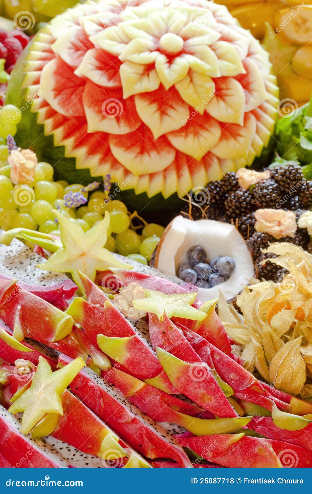 Assortment of fruit stock photo. Image of blueberry, decoration - 25087718