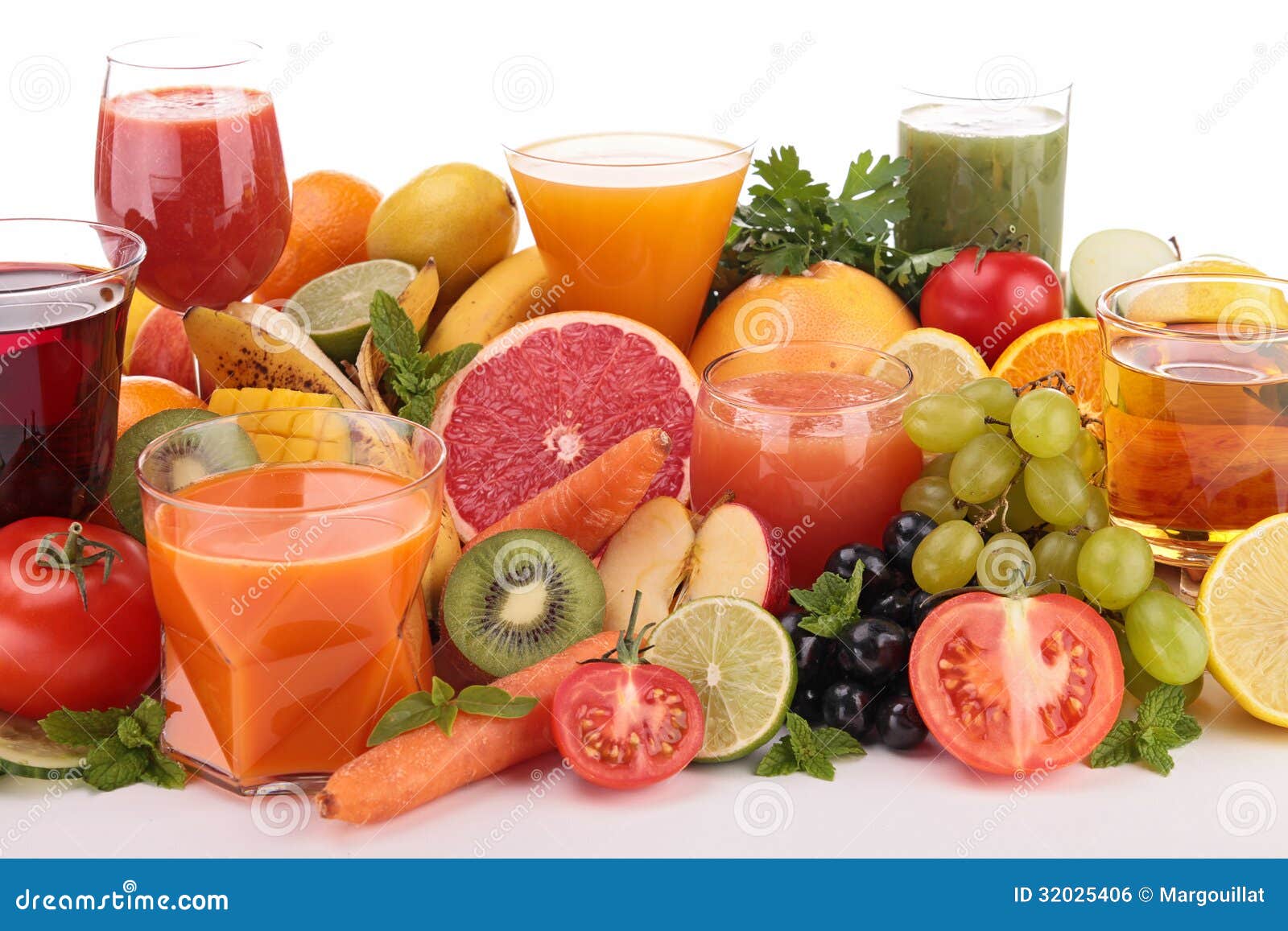 Assortment of fruit juice stock photo. Image of breakfast - 32025406