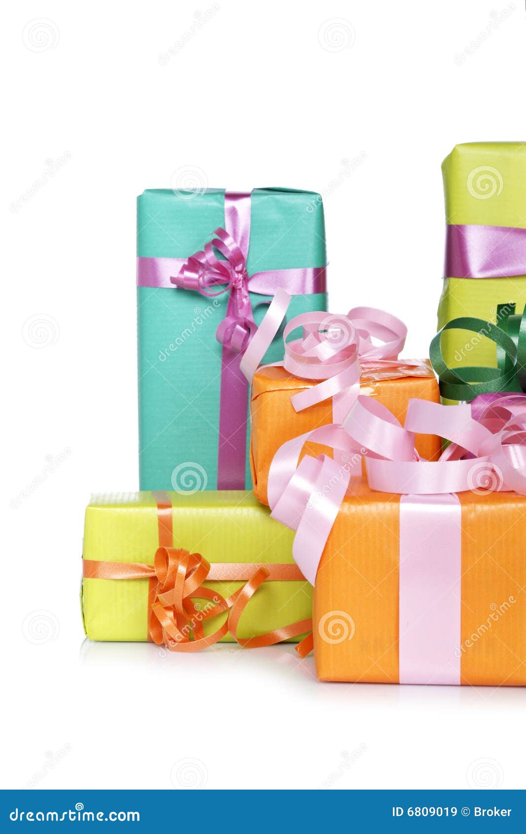 Assortment of gift boxes stock image. Image of celebrate - 6809019