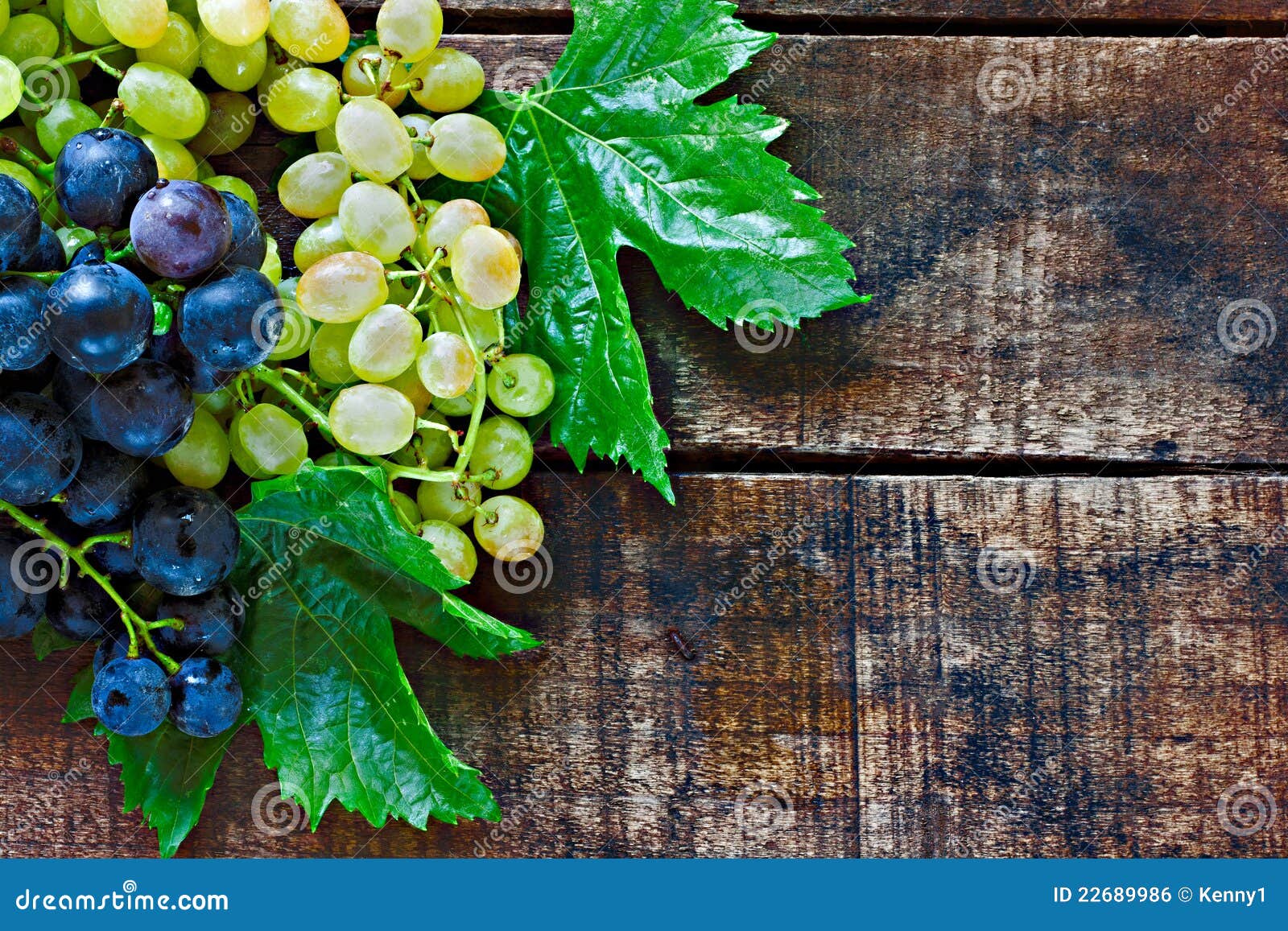 Assortment of Grapes on a Wooden Table Stock Photo - Image of texture ...