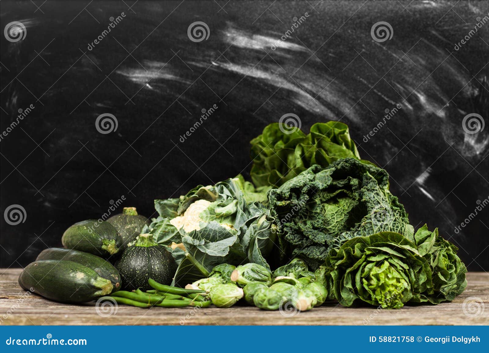 Assortment of Green Vegetables Stock Photo - Image of diet, eating ...