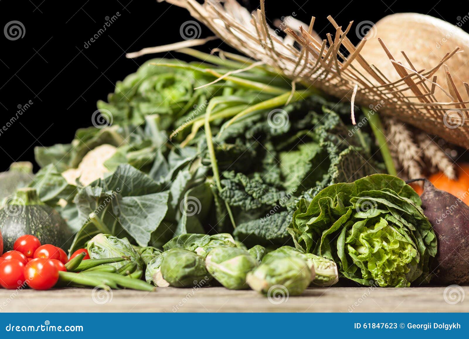 Assortment of Green Vegetables Stock Image - Image of diet, collection ...