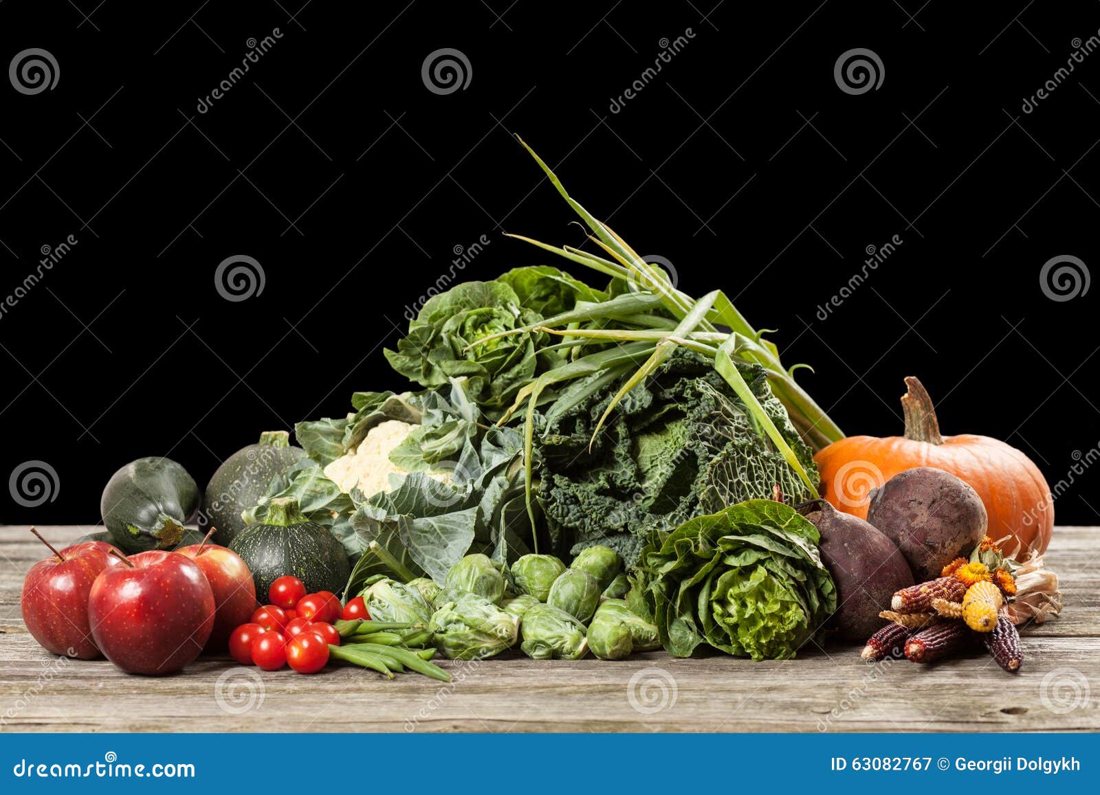 Assortment of Green Vegetables Stock Image - Image of green, group ...