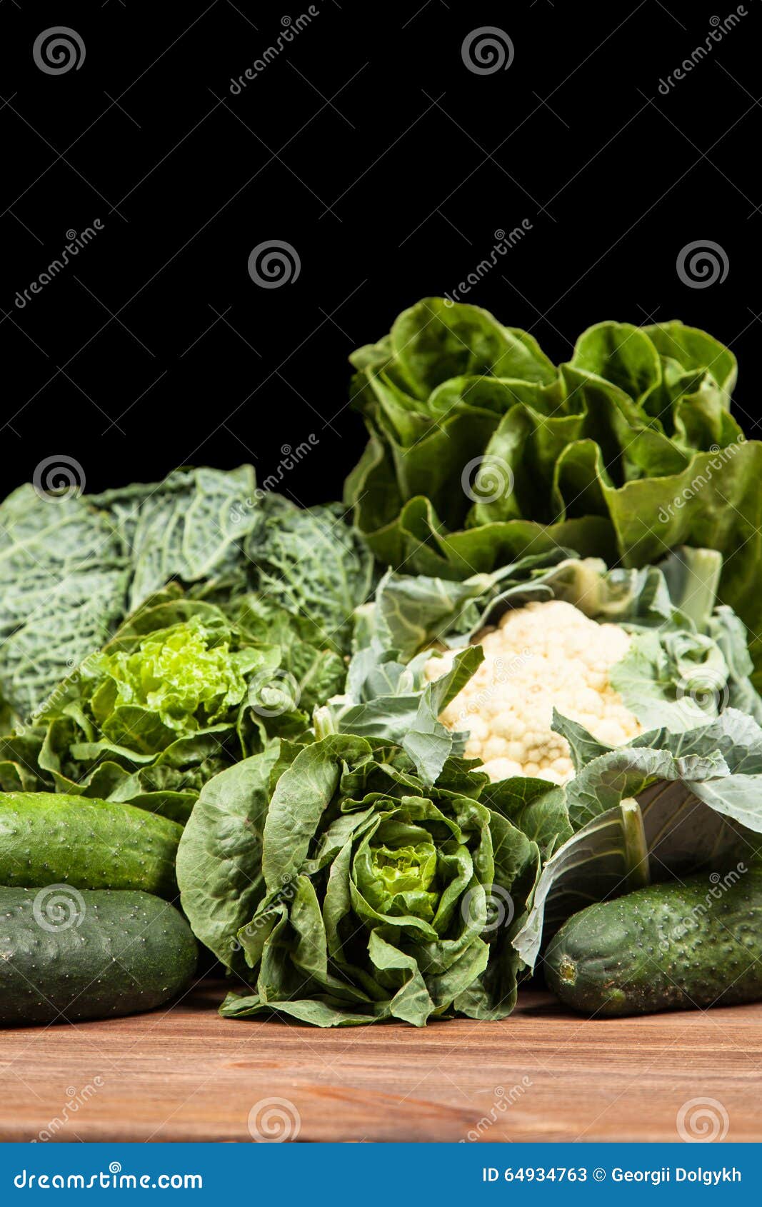 Assortment of Green Vegetables Stock Image - Image of healthy, food ...