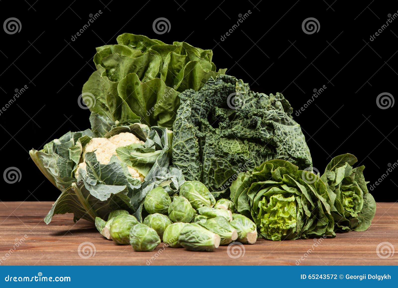 Assortment of Green Vegetables Stock Photo - Image of onion, brussels ...