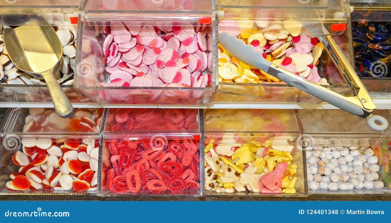 An Assortment of Gummy Sugar Candy Stock Photo - Image of allsorts ...